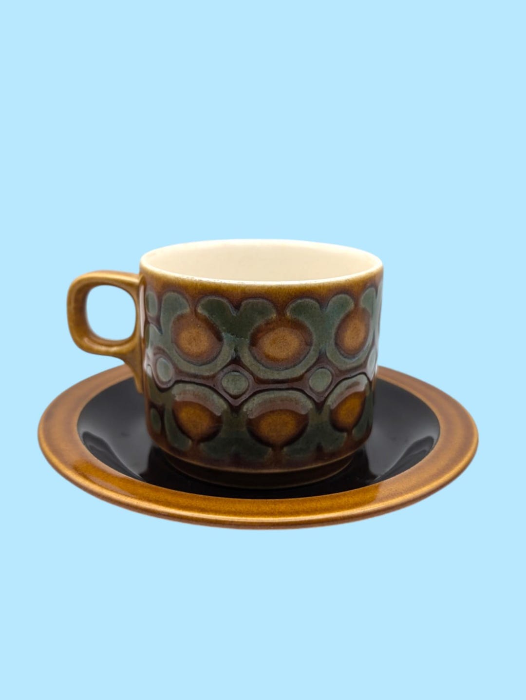 1970s Vintage Retro Hornsea Bronte Pattern Teacup & Saucer - Etsy