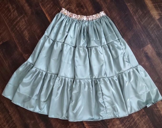 Navajo Scarf Sani 3 Tiered Skirt Navajo Floral Scarf Grandma Scarf ...