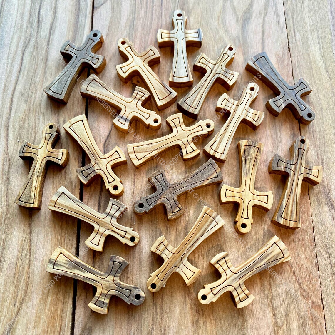 Olive Wood Crosses Bethlehem Crosses Holy Land Crosses - Etsy