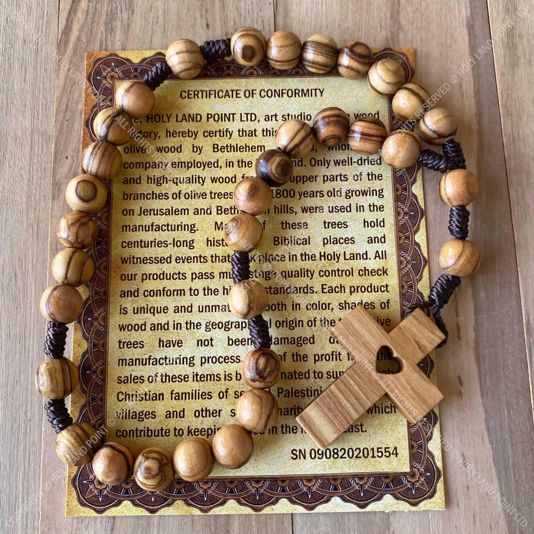 Anglican Prayer Beads Olive Wood Rosary Anglican Rosary - Etsy