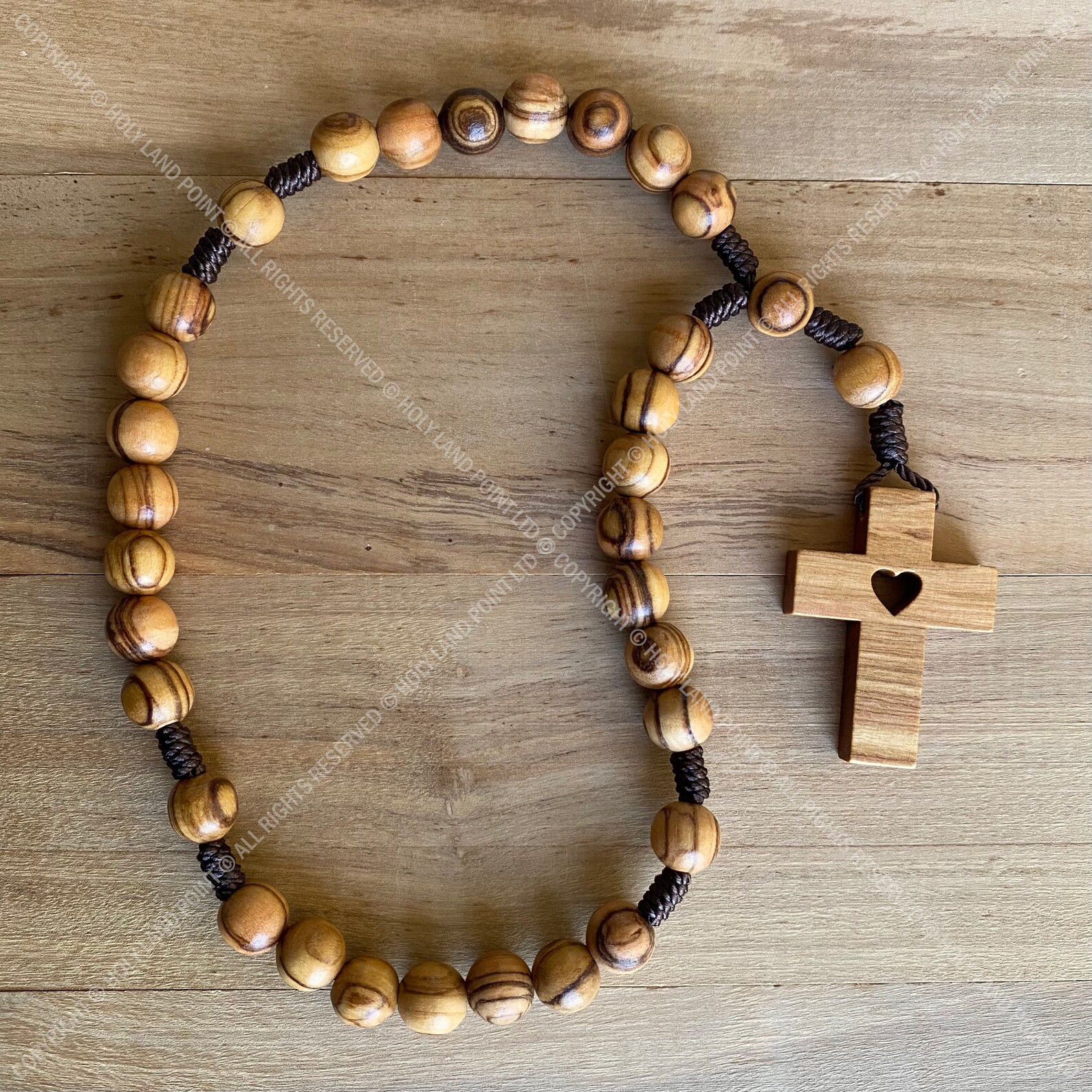 Anglican Prayer Beads Olive Wood Rosary Anglican Rosary - Etsy