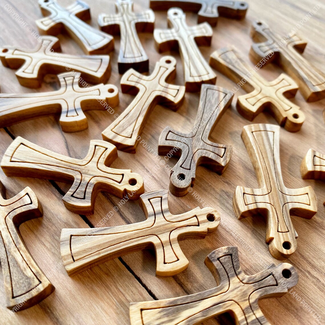 Olive Wood Crosses Bethlehem Crosses Holy Land Crosses - Etsy
