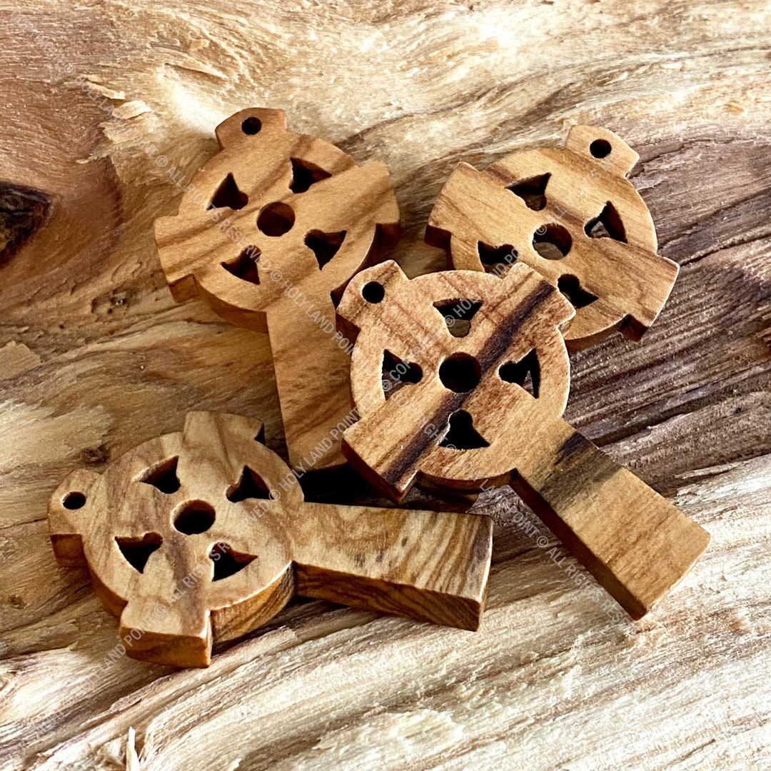 Anglican Cross, Celtic Cross, Latin Cross, Olive Wood Cross, Wooden ...