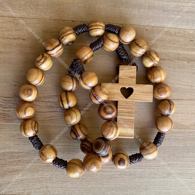 Anglican Prayer Beads Olive Wood Rosary Anglican Rosary - Etsy