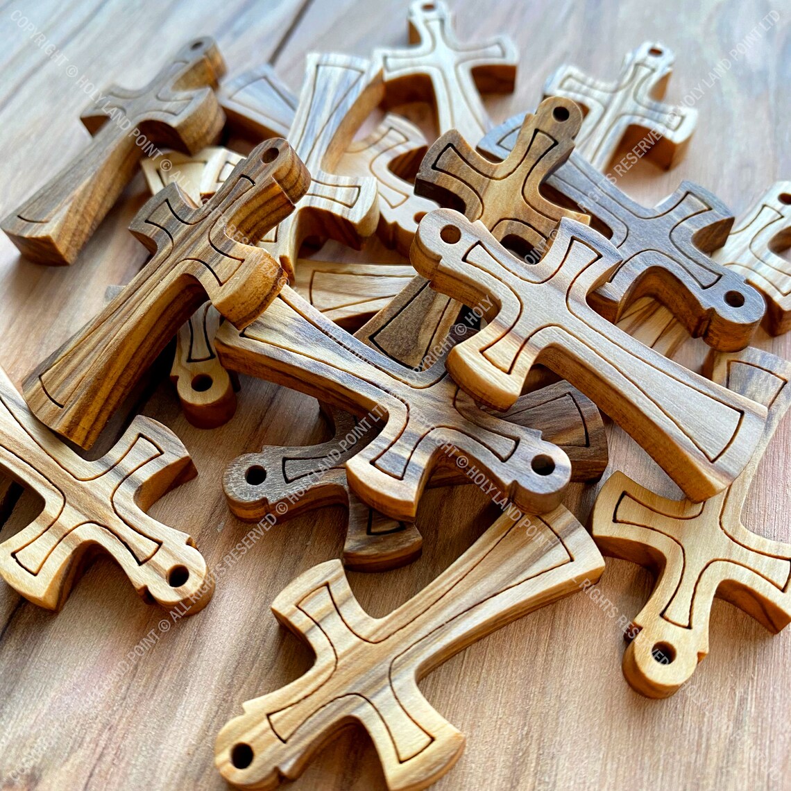 Olive Wood Crosses Bethlehem Crosses Holy Land Crosses | Etsy