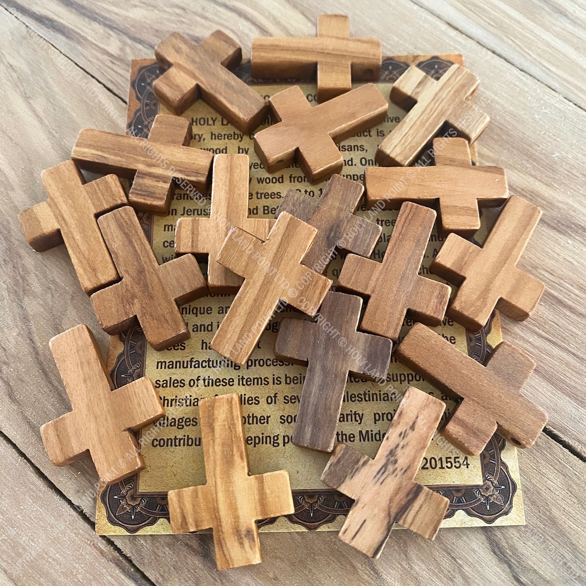 Small Olive Wood Crosses Wooden Crosses Necklace Crosses - Etsy