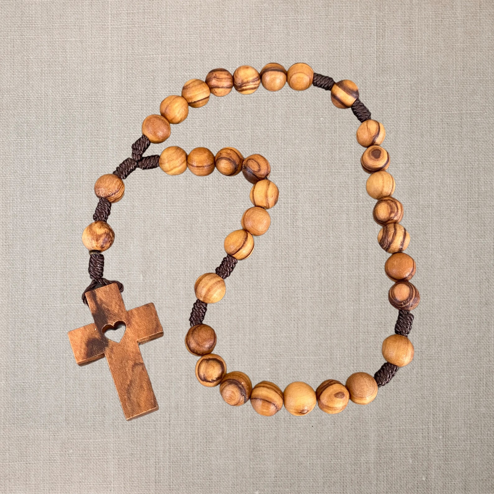 Anglican Prayer Beads, Olive Wood Rosary, Anglican Rosary, Holy Land ...