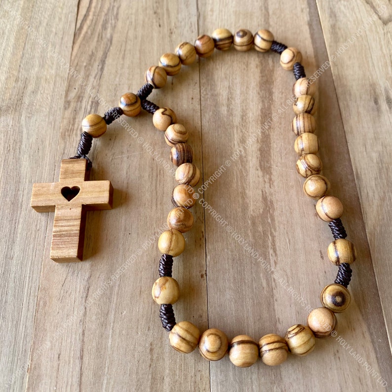Anglican Prayer Beads Olive Wood Rosary Anglican Rosary - Etsy
