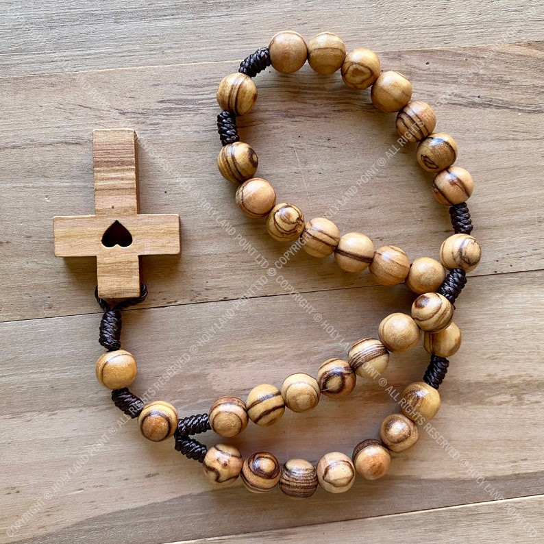 Anglican Prayer Beads Olive Wood Rosary Anglican Rosary - Etsy