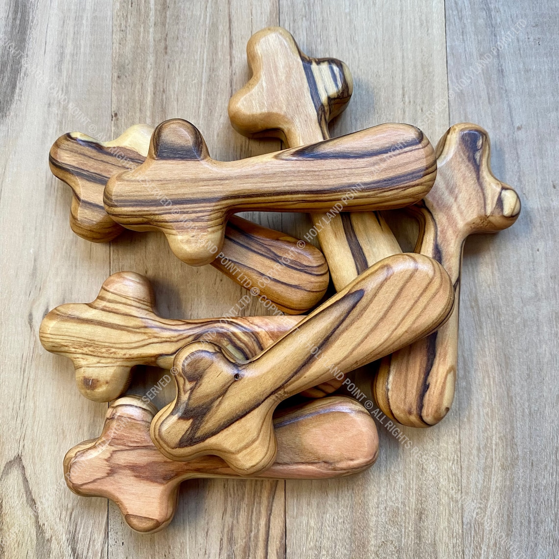 Comfort Crosses Olive Wood Holding Crosses 7 Crosses - Etsy
