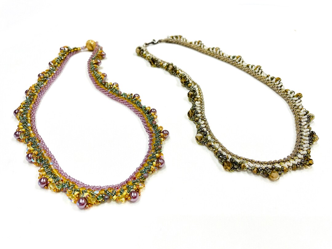PDF Pattern - Scalloped Flat Spiral Necklace - Etsy