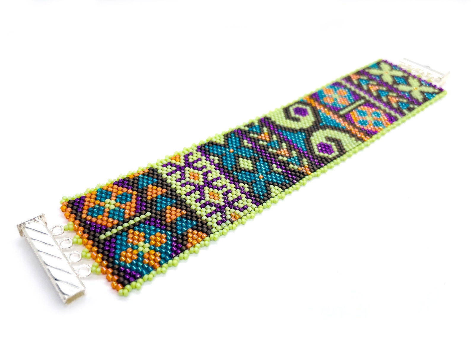 PDF Pattern - Spirit of Polynesia Peyote Bracelet - Etsy Canada