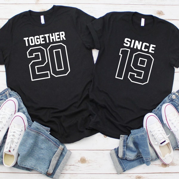 Together Since Shirt - Etsy