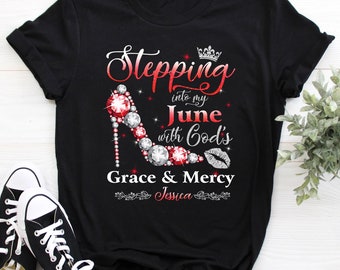 Custom June Birthday Shirt for Women Personalized June - Etsy