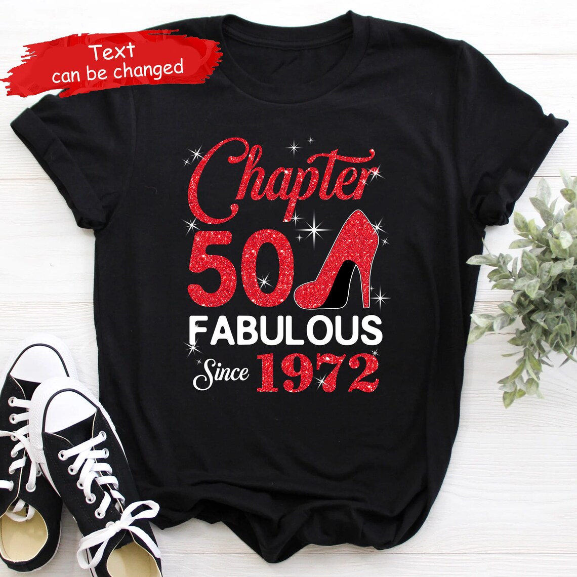 Chapter 50 Shirt Est. 1972 Hello 50 Custom 50th Birthday - Etsy
