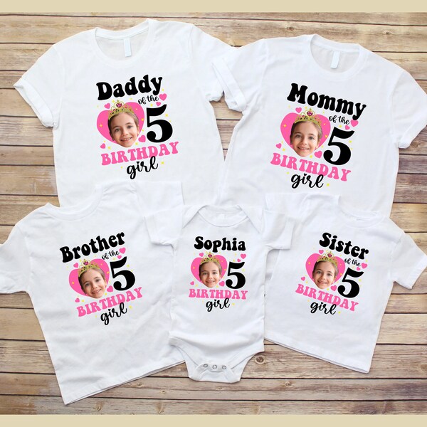 Custom Photo Birthday Shirt - Etsy