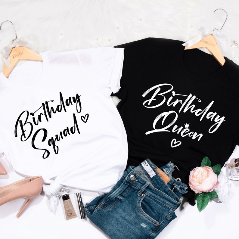 Birthday Squad Birthday SQUAD Shirts Birthday Entourage - Etsy