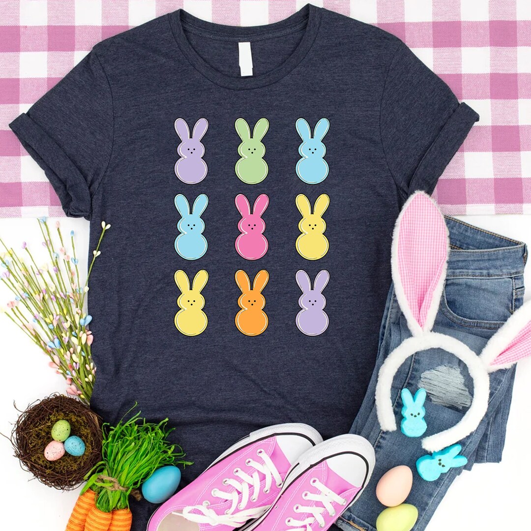 Easter Bunny Peeps Shirt, Easter Tee, Easter Shirt, Bunny Peeps Tee ...