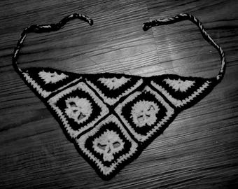 Single Skull Bandana Crochet Pattern - Etsy