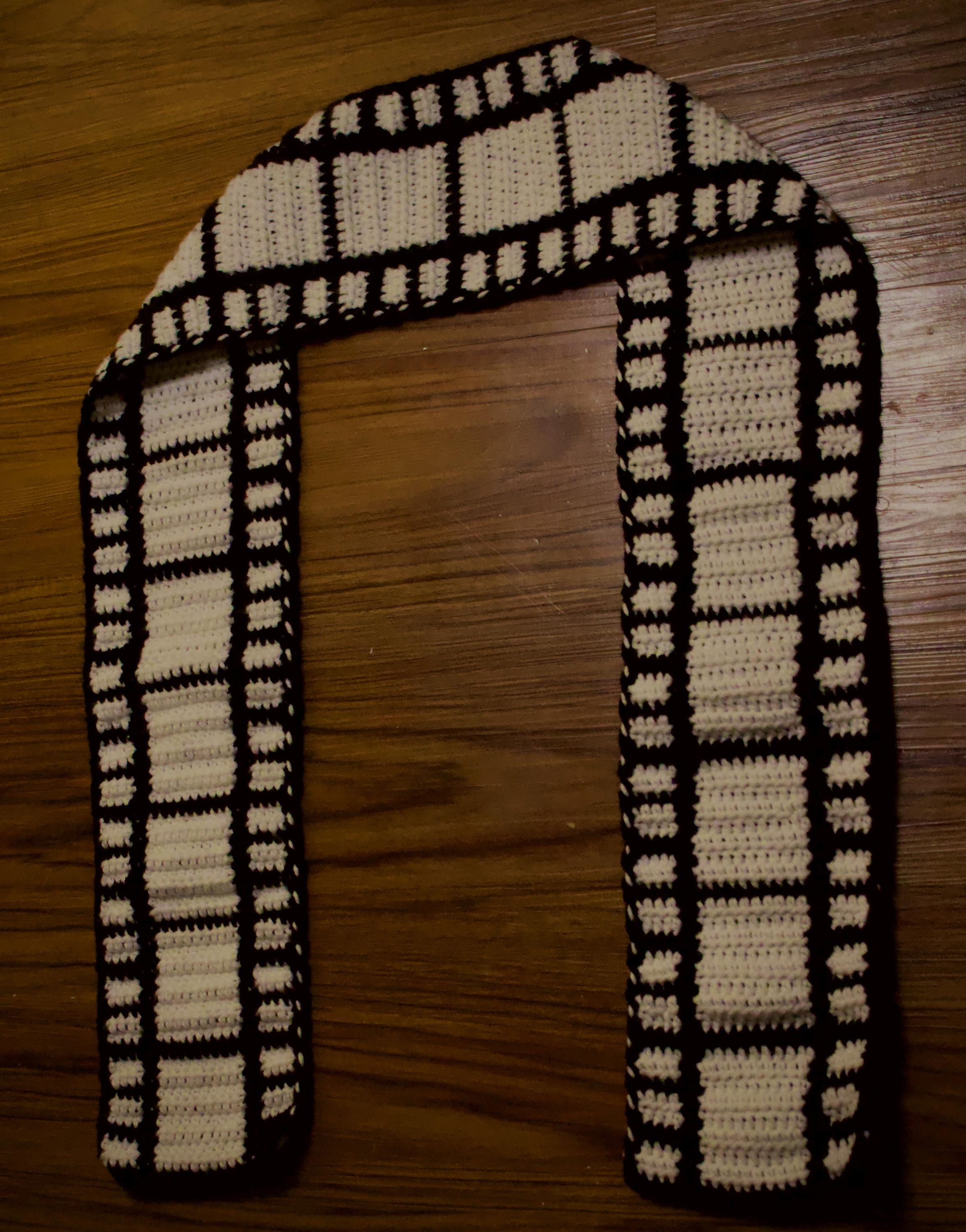 Crochet Film Roll Scarf - Etsy