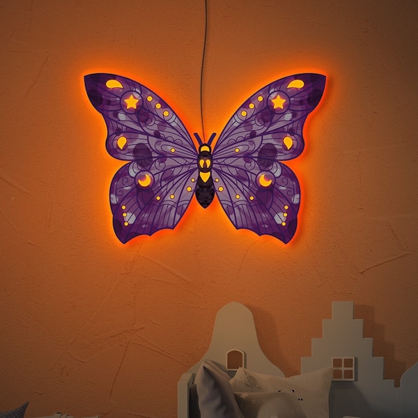 Butterfly Night Light - Etsy
