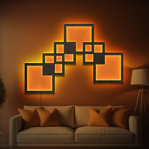 Lighted Wall Art - Etsy