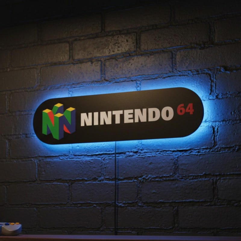 Nintendo 64 Sign Light - Etsy