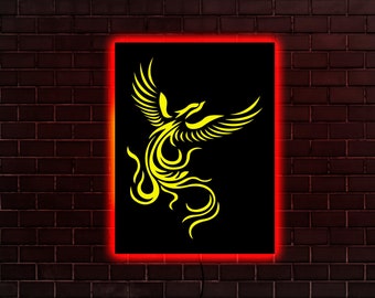 Phoenix Neon Light - Etsy