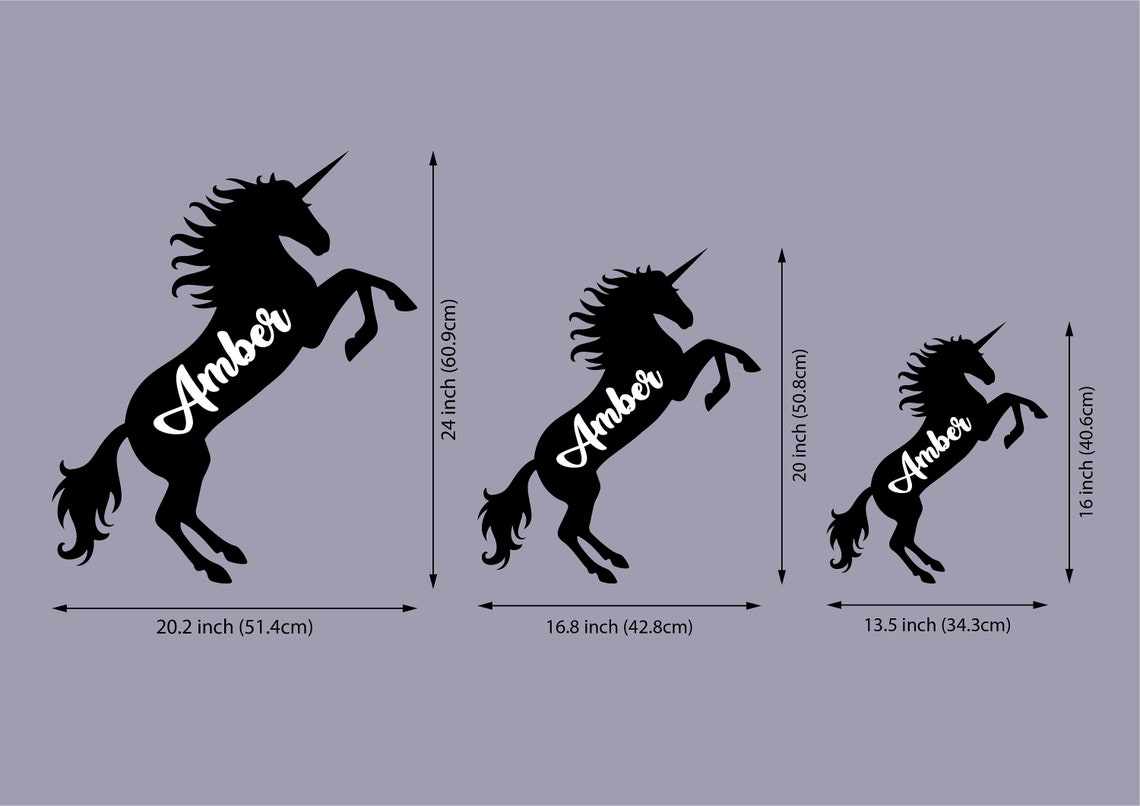 Unicorn Led Sign Custom Unicorn Led Sign Name Sign Light Up | Etsy