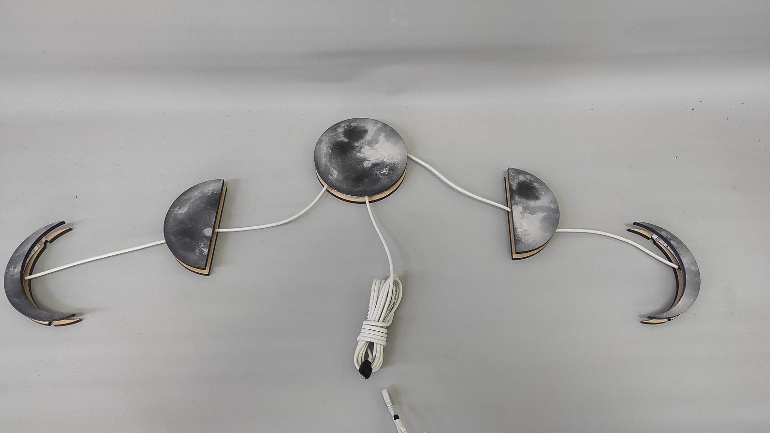 Moon Phase Wall Art Moon Phase Lights Moon Phase Wall Decor - Etsy