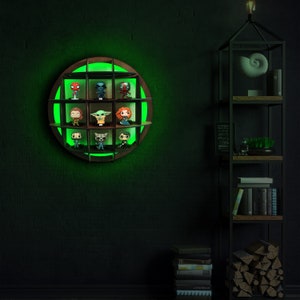 Led Lighted Figure Wall Display, Figure Display Led, Figure Wall ...