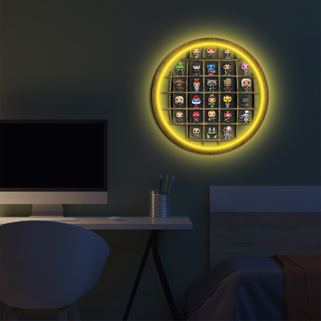 Led Lighted Figure Wall Display Figure Display Led Figure - Etsy