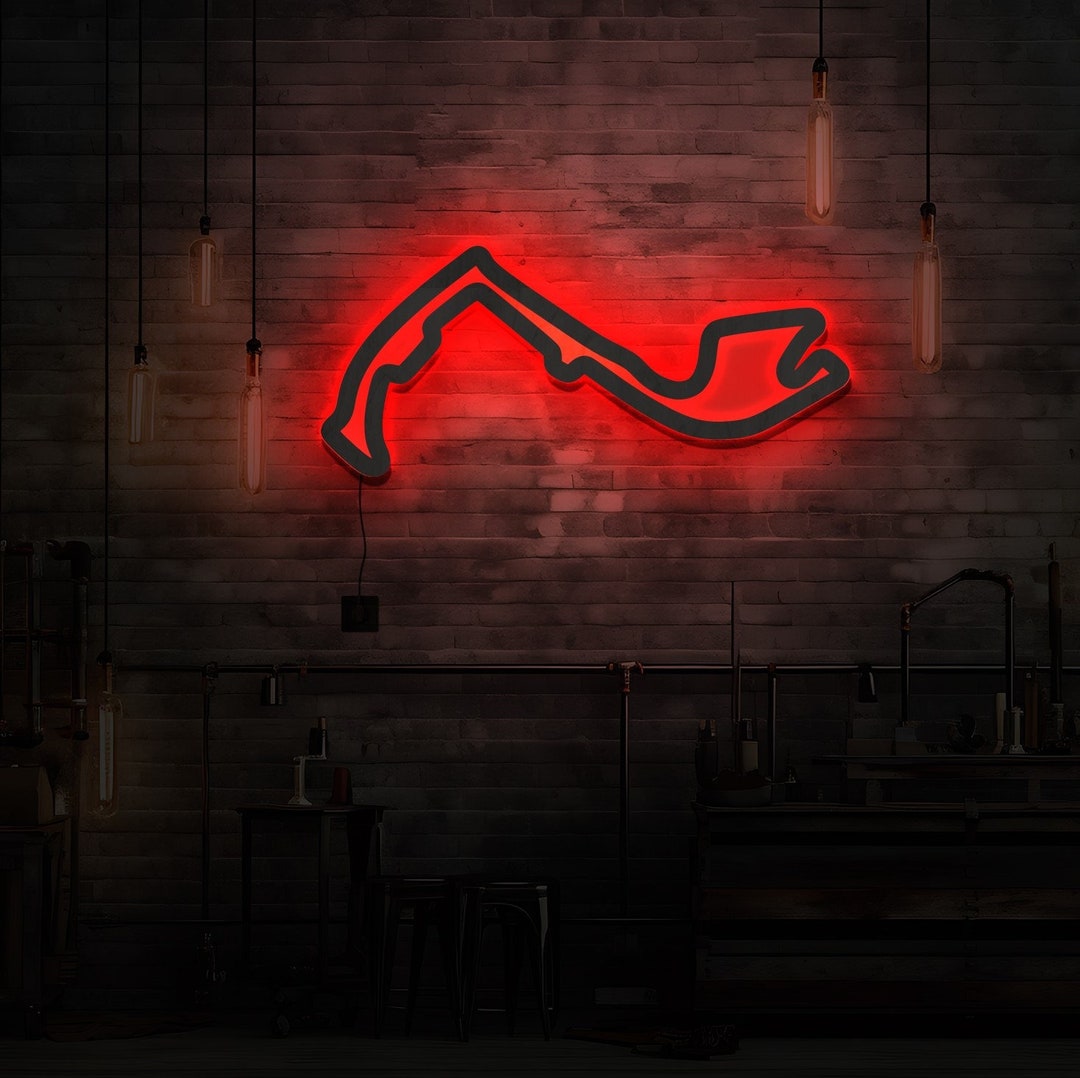 Monaco Race Track Led Sign, Monaco Grand Prix Neon, Track Neon Sign ...
