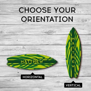 Surfboard Name Sign Light, Surfboard Lamp, Surfboard Wall Art Nursery ...