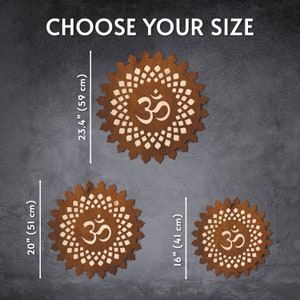 Om Led Light, Mandala Led Wall Art Decor, Mandala Light Sign, Om Symbol ...