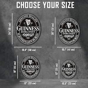 Guinness Neon Sign, LED Guinness Beer Light, Bar Light up Sign ...