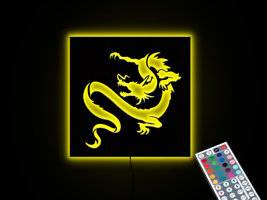 Dragon Neon Sign, Dragon Neon Light, Dragon Led Sign, Dragon Led Wall ...