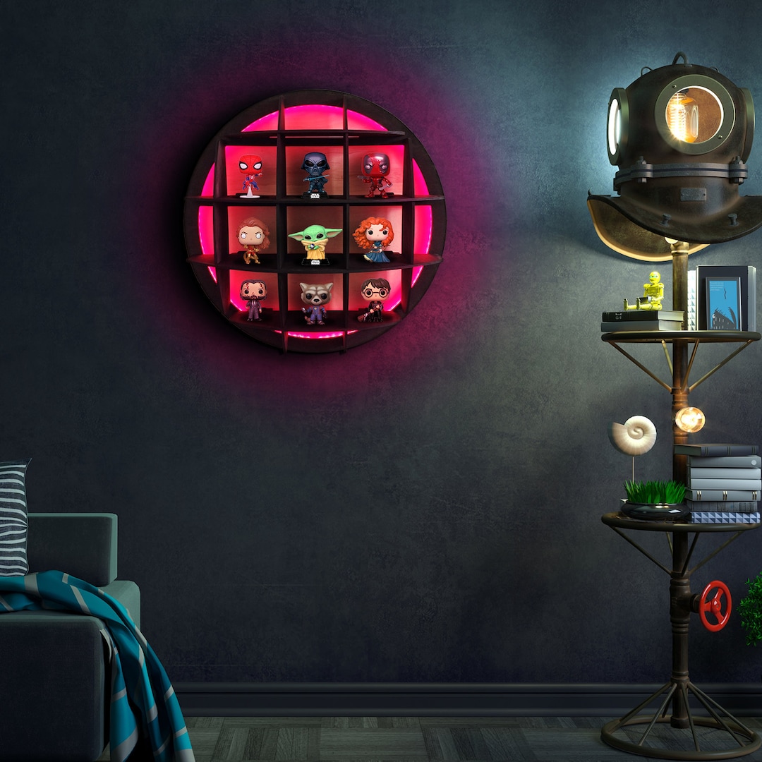 Figure Wall Display Led, Figure Wall Shelf Led, Figure Display Neon ...