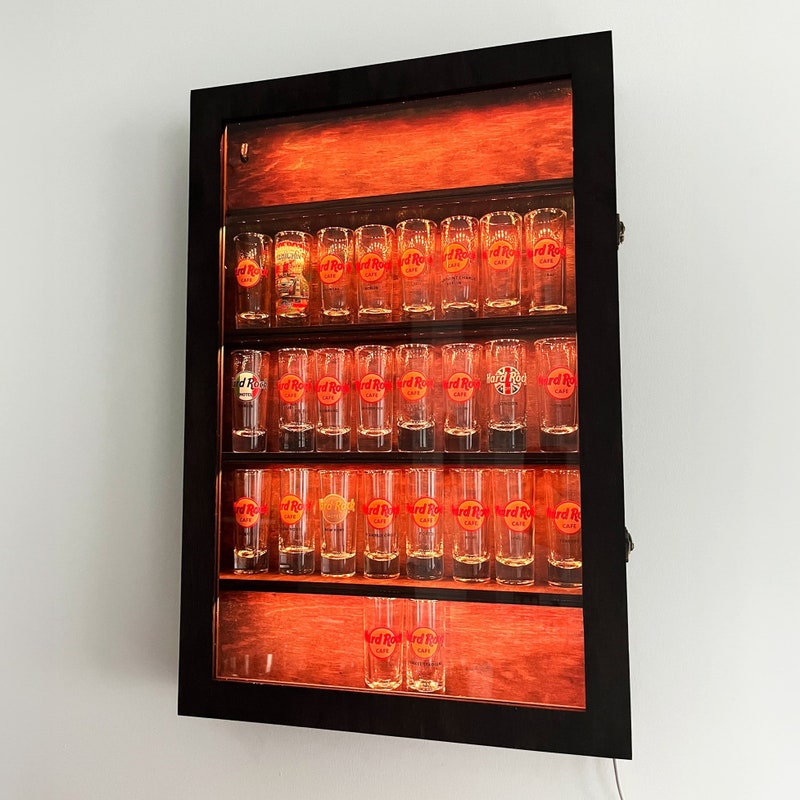 Shot Glass Display - Etsy