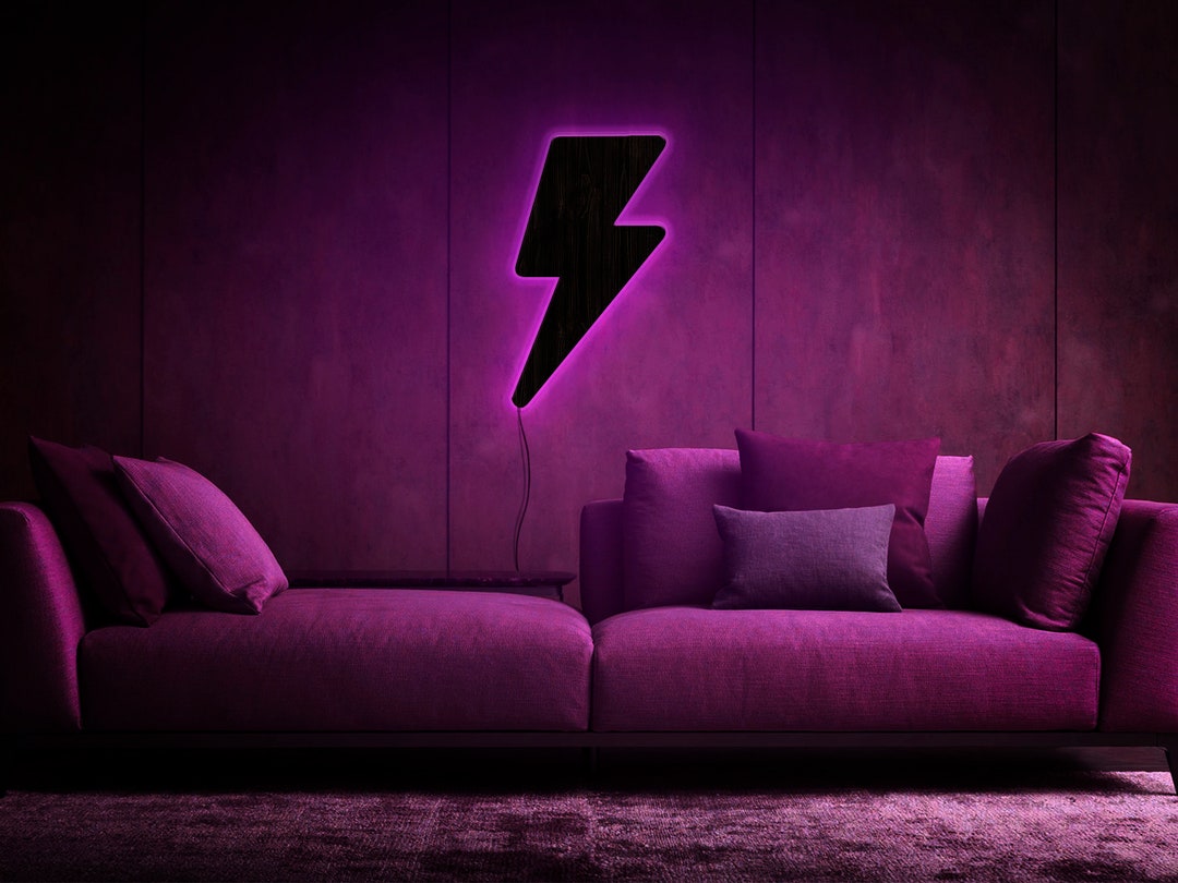 Bolt Led Sign, Led Lightning Bolt, Led Lighting Sign, Lightning Bolt ...