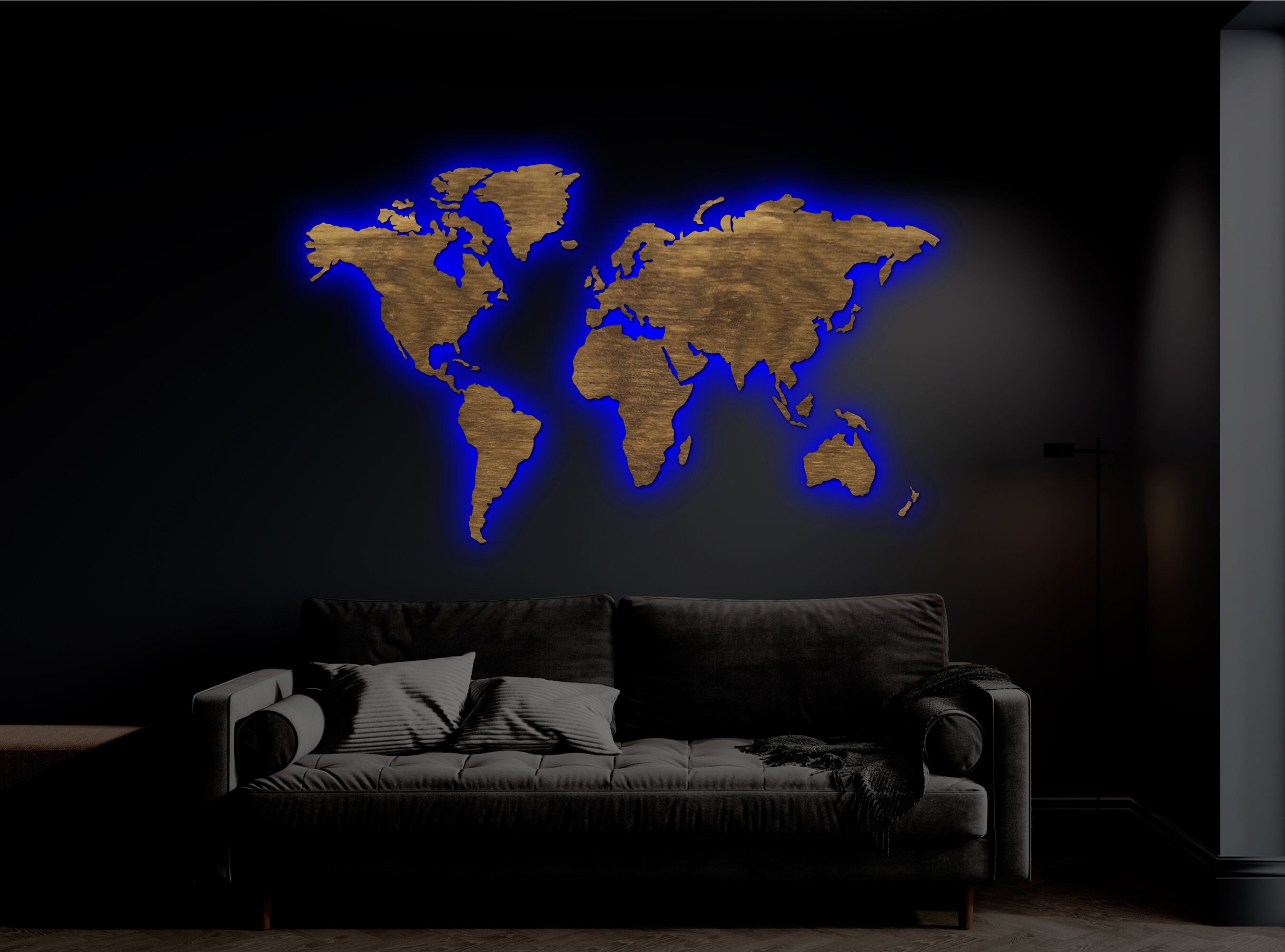Led World Maps at Amy Whitehurst blog
