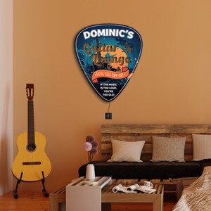 Guitar Lounge Led Sign,guitar Room Sign Light,guitar Neon Sign,music ...