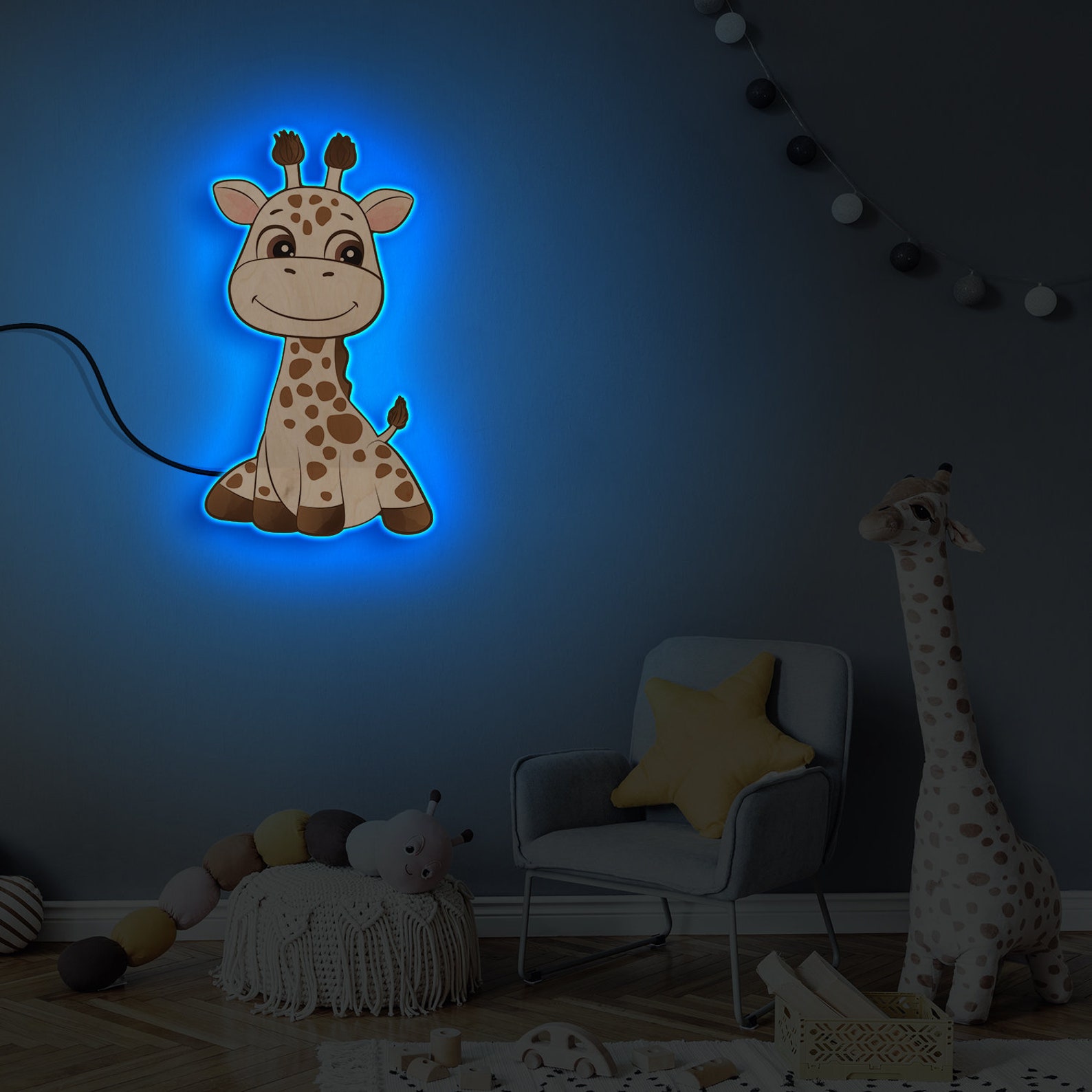 Giraffe Night Light, Giraffe Lamp, Giraffe Led Sign, Giraffe Neon Sign ...