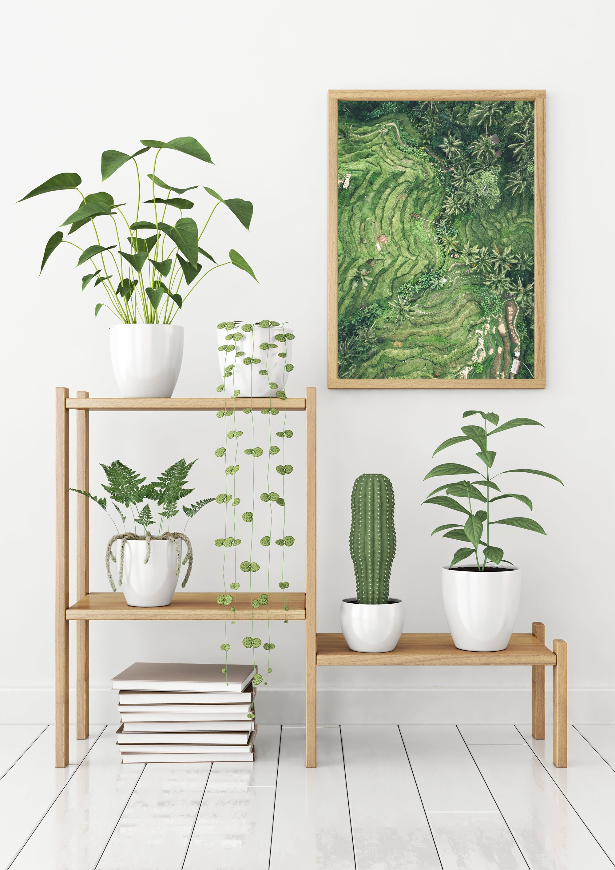 Bali Jungle Poster Tegalalang Rice Terrace Poster Rice - Etsy