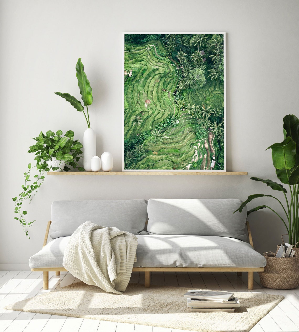 Bali Jungle Poster Tegalalang Rice Terrace Poster Rice - Etsy