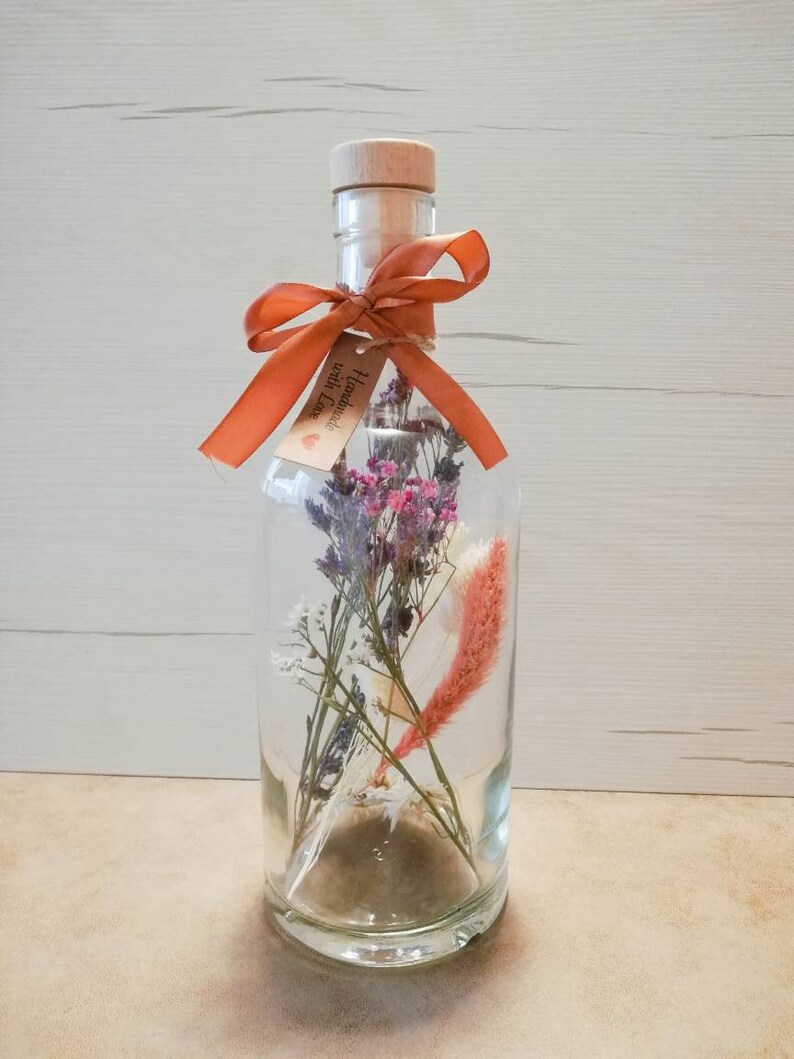 Flower Magic| XXL Flower Bottle| Dried Flowers in a Jar| Gift ...