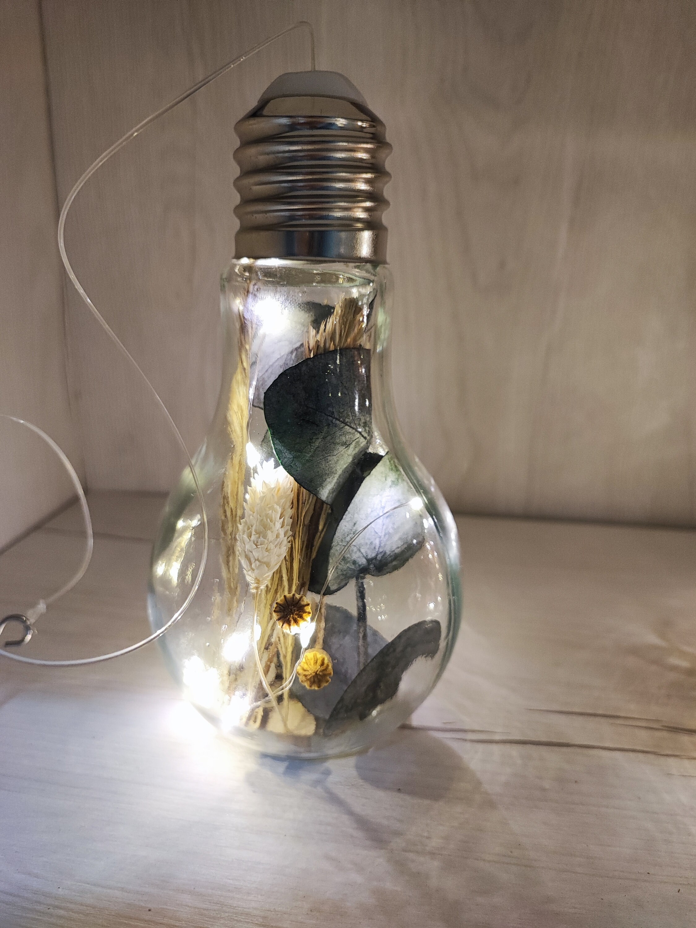 XXL Glass LED Decorative Light Bulb | Table Decoration | Gift Idea ...