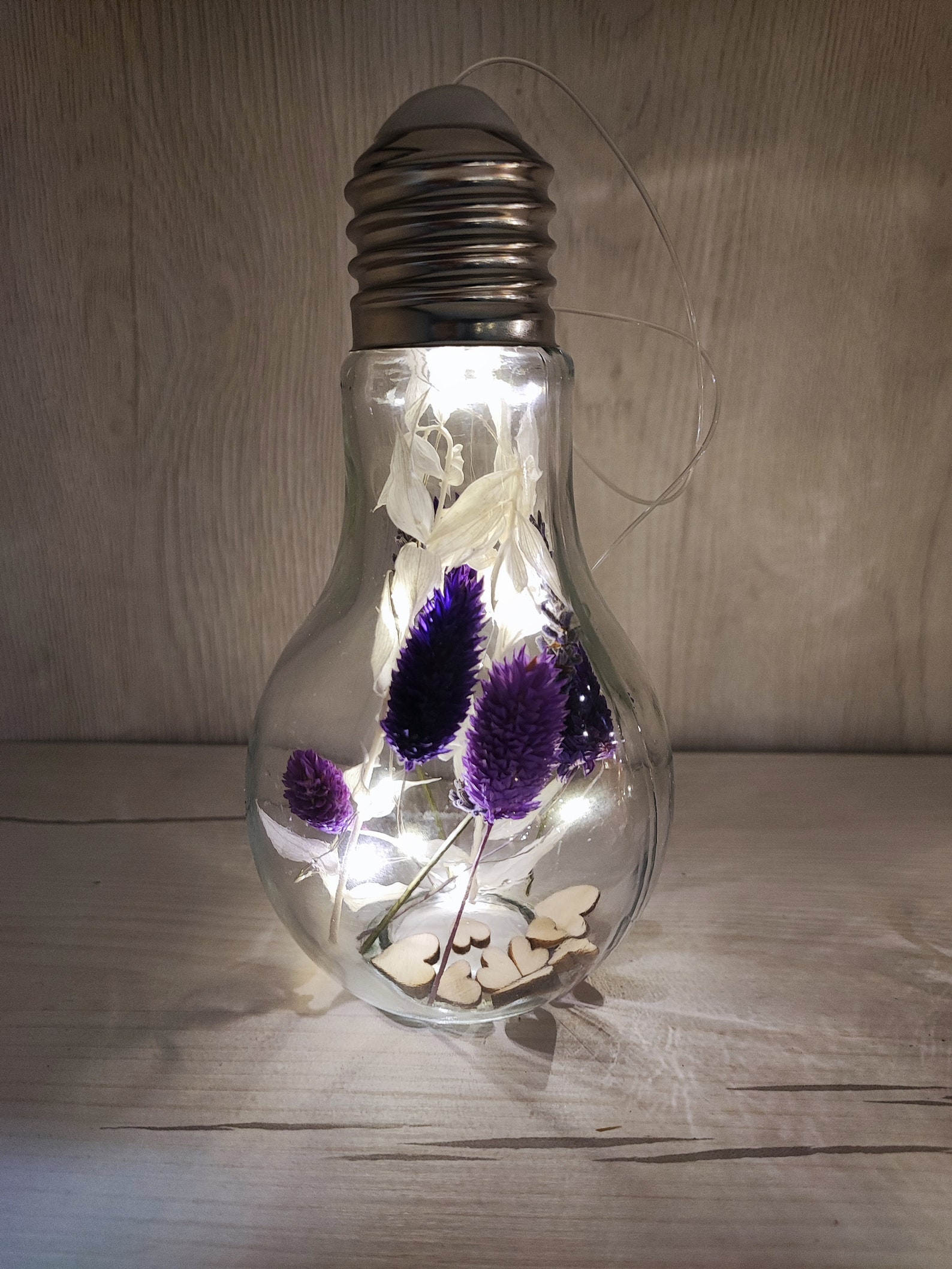 XXL Glass LED Decorative Light Bulb | Table Decoration | Gift Idea ...