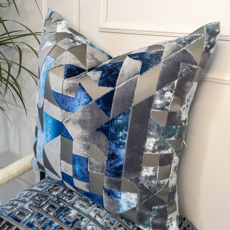 Geometric Pillows - Etsy