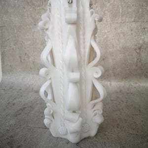 Large White Swan,colourful and Unique Hand Made Carved Candle,unscented ...